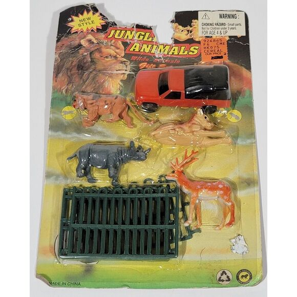 Toys | Jungle Animals Wilds Animals Gift Set Models Toys Kit Jungle ...